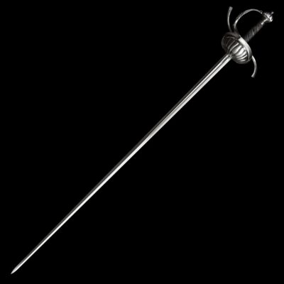 Ribbed Shell Swept Hilt Rapier - Swords.co.uk