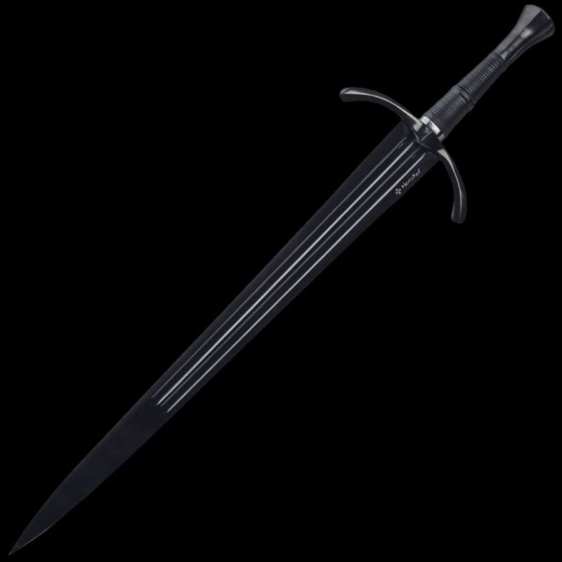 Honshu Historic Blackened Single Hand Sword - Swords.co.uk