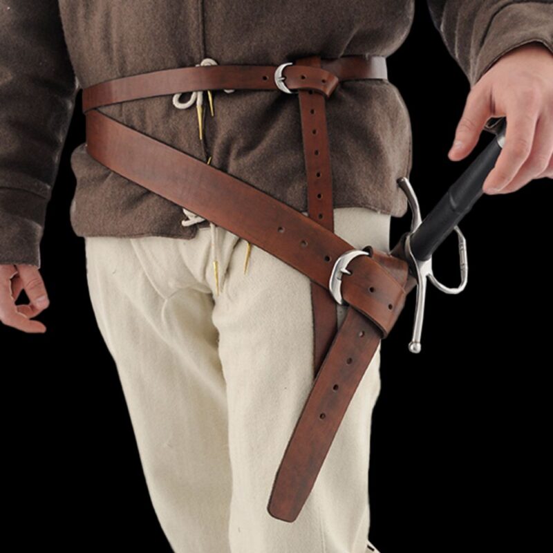 R-Western Sword Belt - Right Hand - Swords.co.uk