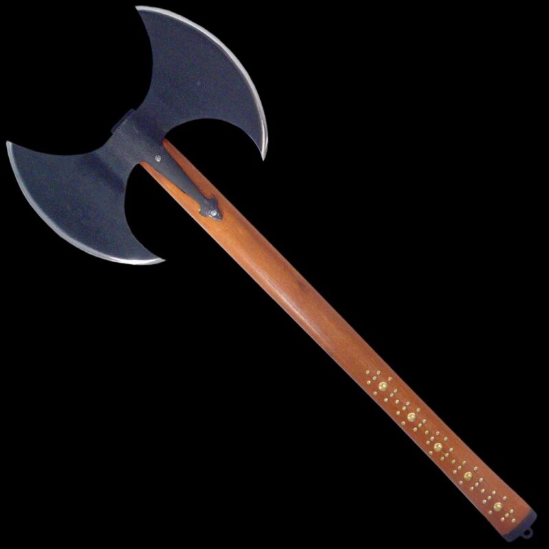 Hero’s Double Bladed Axe - Swords.co.uk